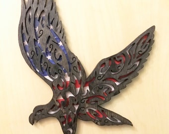 Scroll saw eagle | Etsy