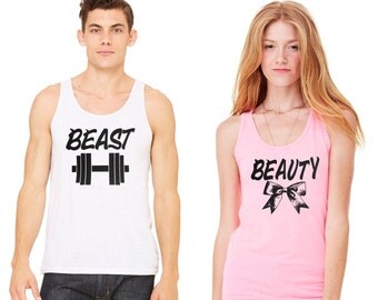 Couples workout tank | Etsy