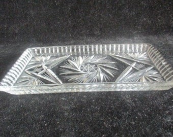 Crystal platter | Etsy