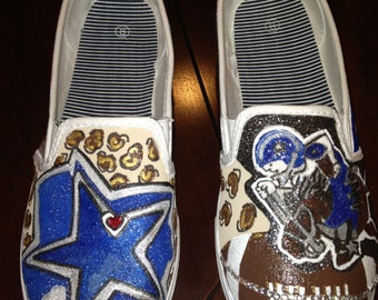 Dallas cowboys shoes | Etsy