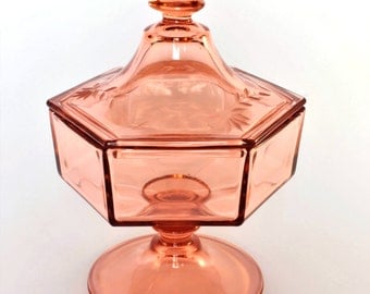 Vintage candy jar | Etsy