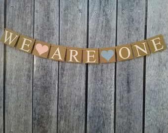 We are one banner | Etsy