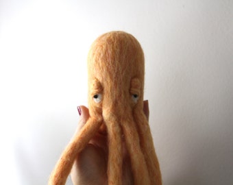 Needle felt octopus | Etsy