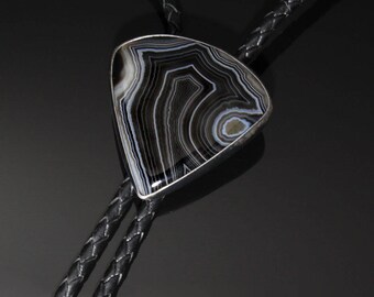 Leather bolo tie | Etsy