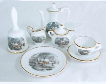 Porcelain tea set | Etsy