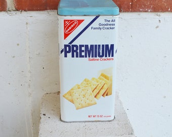 Saltine cracker tin | Etsy