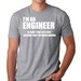 Engineer T-Shirt Funny Occupation Tee Shirt Gift For Engineer