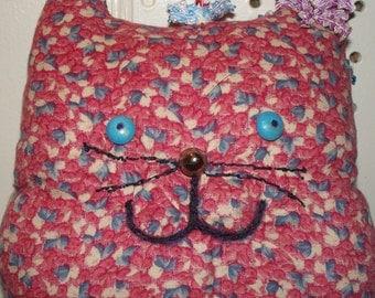 Cat head pillow | Etsy