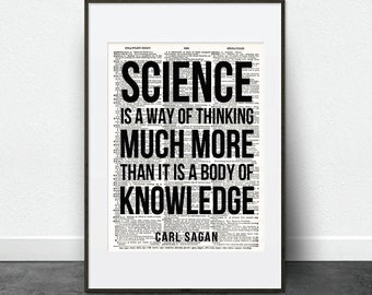 Carl sagan | Etsy