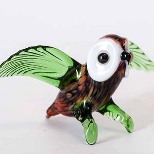 Glass owl | Etsy