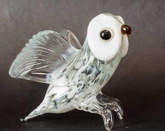 Glass owl | Etsy