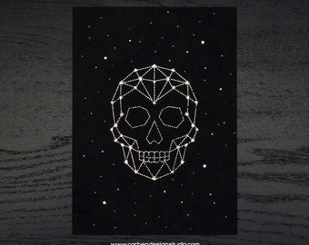 Geometric skull | Etsy