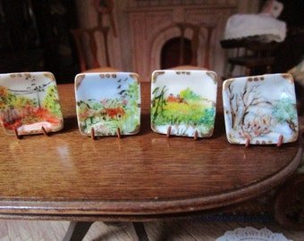 4 seasons plates | Etsy