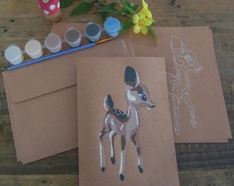 Paint by number deer | Etsy