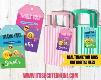 Emoji thank you card | Etsy