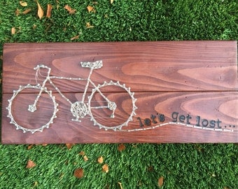 Mountain string art | Etsy