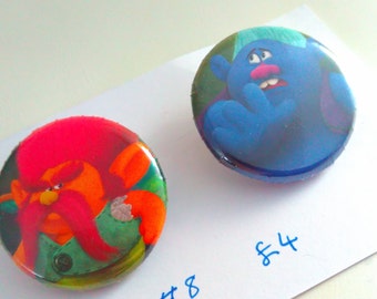 Troll buttons | Etsy