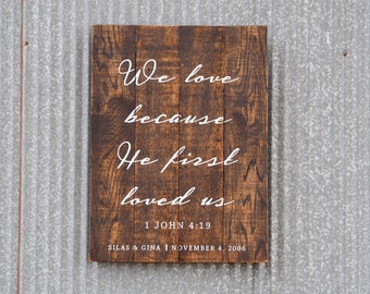 Unique he first loved us related items | Etsy