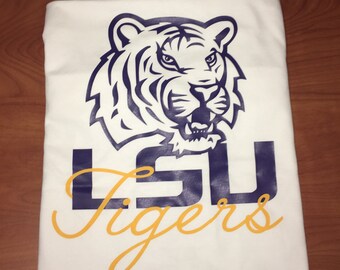 Lsu tshirt | Etsy