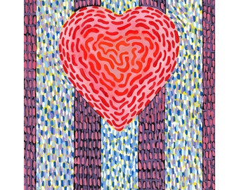Heart squiggle | Etsy