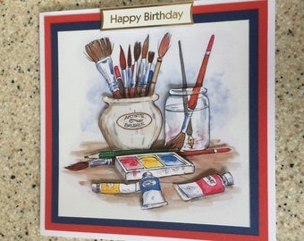Painter birthday | Etsy