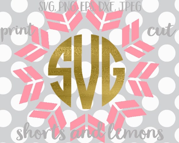 Boho Monogram frame SVG boho svgs monogram svgs Arrow svg