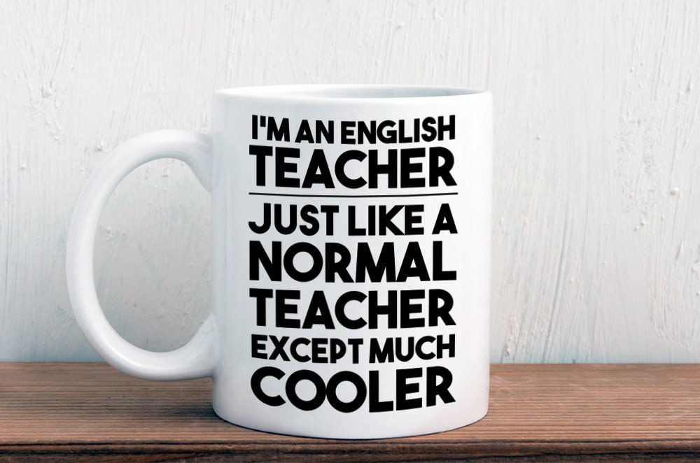 English teacher gift cool English teacher mug M363