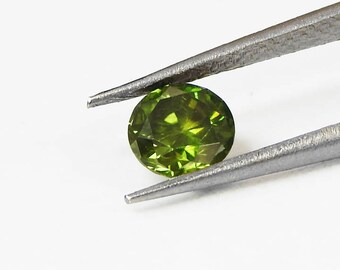 Green moissanite | Etsy