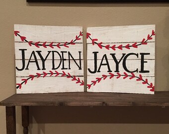 Wooden baseball | Etsy