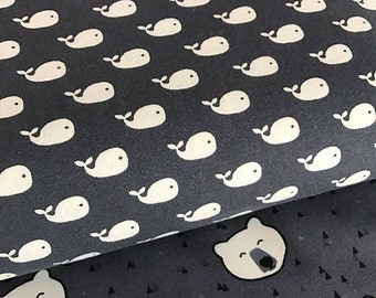 Whale fabric | Etsy