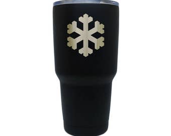 Snowflake tumbler | Etsy