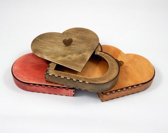 Heart shaped box | Etsy