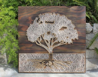 String art tree | Etsy