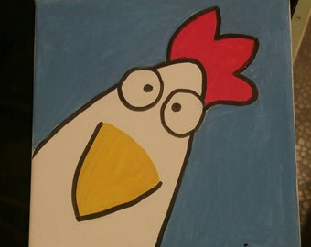 Funky chicken | Etsy