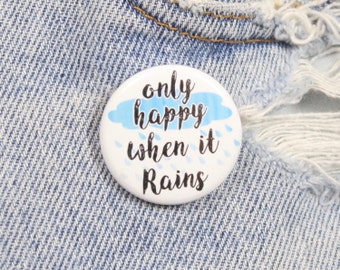 Happy When it Rains Tumblr Saying Fall Sweater In Yellow and