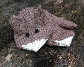 Animal mittens | Etsy