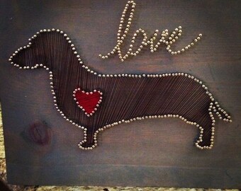 Dog string art | Etsy