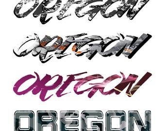 Oregon decal | Etsy