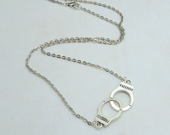 Handcuff necklace | Etsy