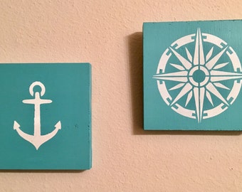 Anchor compass | Etsy