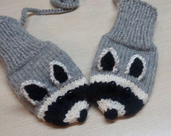 Animal mittens | Etsy