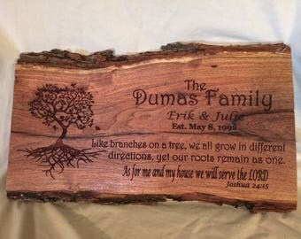 Live edge wood sign | Etsy