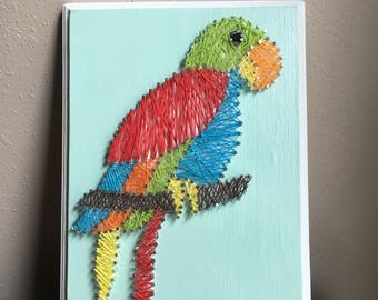 Parrot sign | Etsy