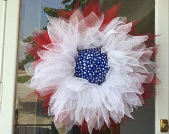 Veterans day wreath | Etsy