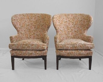 Unique wing back chair related items | Etsy