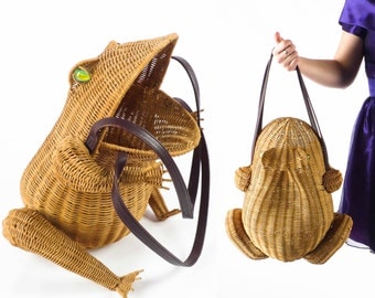 Frog purse | Etsy