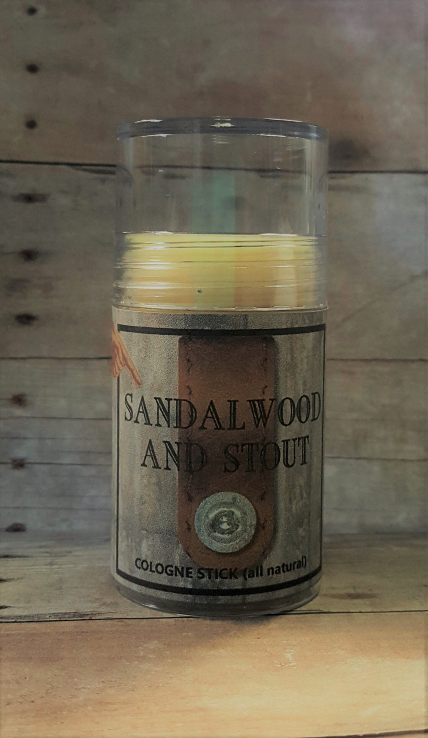 Solid Cologne SANDALWOOD AND STOUT. Sensuous. Alluring.