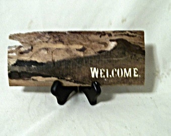 Welcome desk sign | Etsy