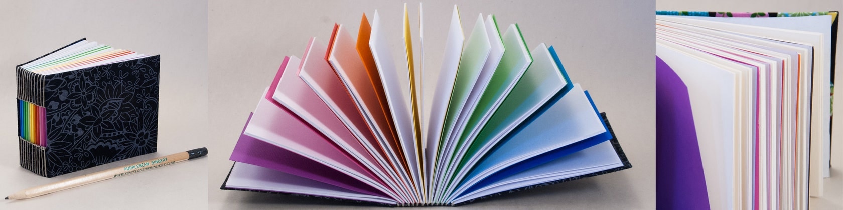 Purplebean Bindery unique hand-bound books by PurplebeanBindery