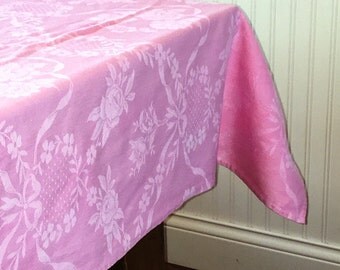 Damask tablecloth | Etsy